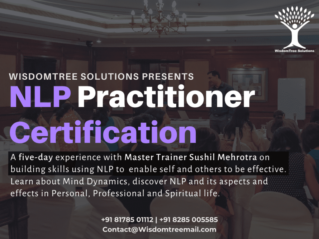 NLP Practitioner Certification | NLP Training - India NLP Practitioner Certification | NLP Training - India